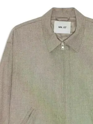 Nn07 Petrus Zip Collar Jacket - Neutrals
