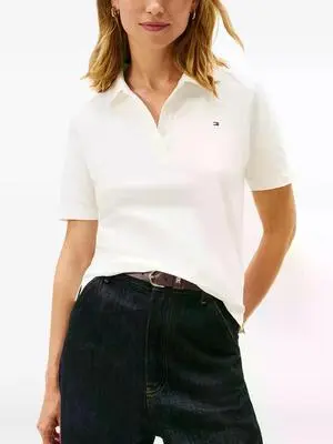 Tommy Hilfiger Collared Short-sleeve Polo Top