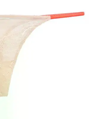 Patrizia Pepe Lace Thong - Neutrals