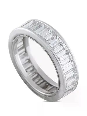Harry Winston Eternity Diamond Ring - Silver