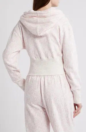 LoveShackFancy Arienne Ribbon Print Hoodie - Chantilly