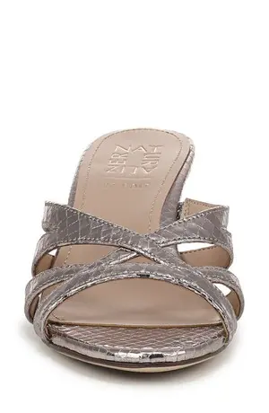 27 EDIT NATURALIZER Tuesday Slide Sandal - Pewter