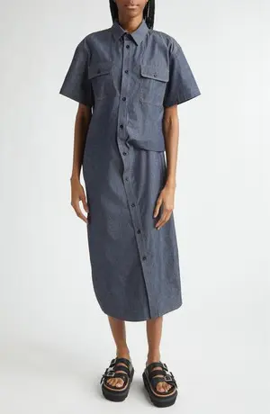 Sacai Spread Collar Shirts For Women