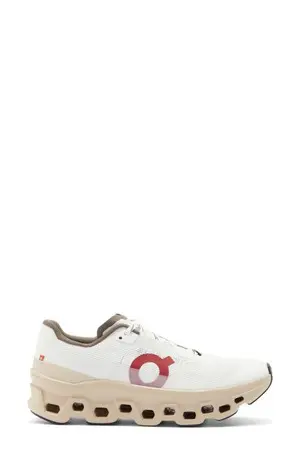 On Cloudmonster Lace-up Sneakers - Ivory/sand