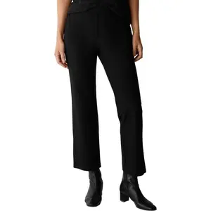 Eileen Fisher Ankle Kick Pants - Black
