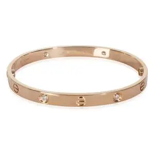 CARTIER Rose Gold Diamond Love Bracelet - Rose_gold