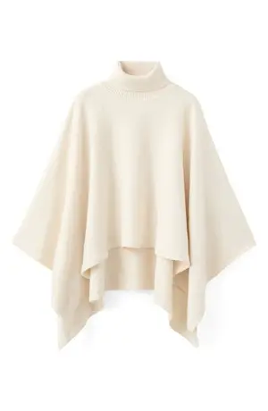 Mango Turtleneck Cape