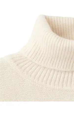Mango Turtleneck Cape