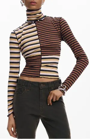 Desigual Striped Tops