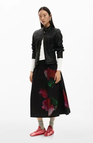 Desigual Evase Circle Skirt