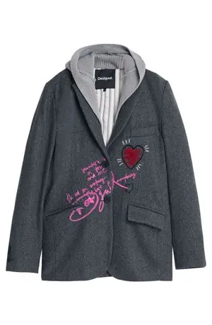 Desigual Hooded Blazer