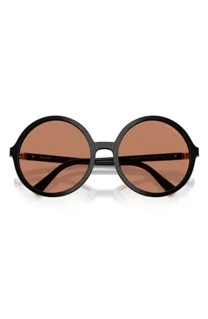 Miu Miu 59mm Round Frame Sunglasses