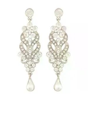 SUSAN CAPLAN 1980s Crystal Drop Earrings