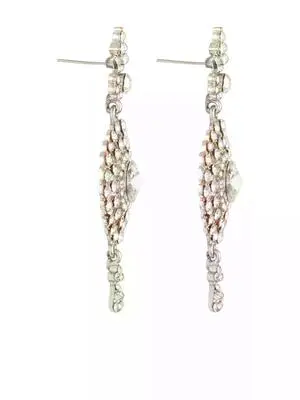 SUSAN CAPLAN 1980s Crystal Drop Earrings