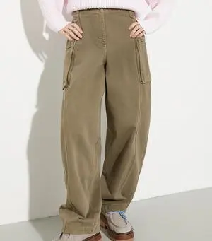 Max & Co. Cotton Drill Cargo Trousers