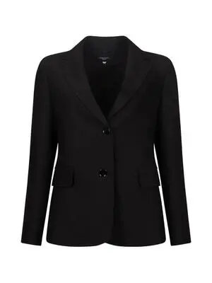 Max Mara Notched-lapel Blazer - Black