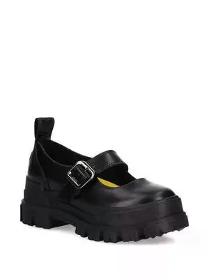BUFFALO Aspha Buckle Strap Ballerina Flats