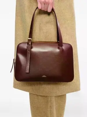 A.p.c. Virginie Box Shoulder Bag - Red