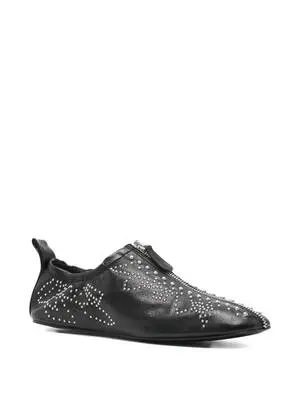 Chloé Studded Zip Pumps