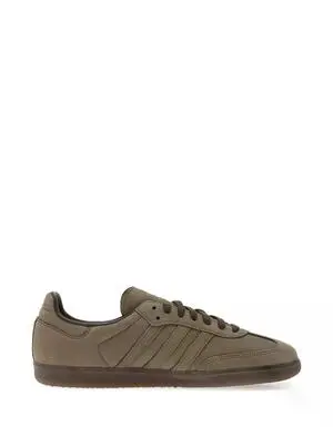 Adidas Samba Striped Trainers - Brown