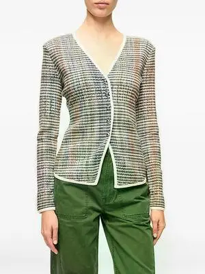 Veronica Beard Nadialine V-neck Jacket