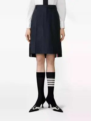 Thom Browne Twill Pleated Mini Skirt