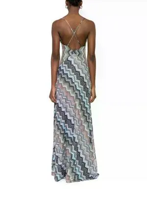Missoni Chevron Strap Maxi Dress