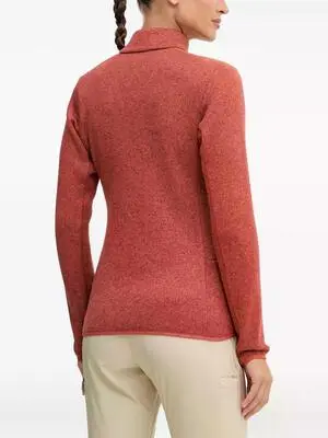 SALEWA Zipped Mock-neck Sweater