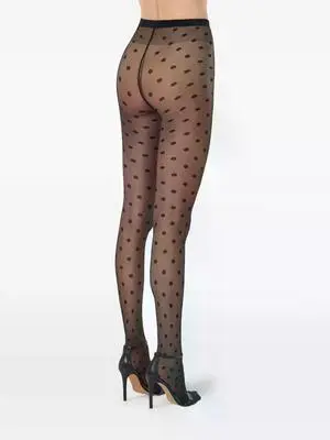 Wolford Patterned Tights - Black