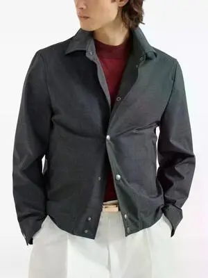 Brunello Cucinelli Bonded Virgin Wool Fresco Jacket
