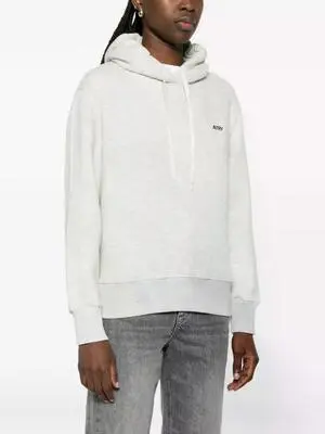 AUTRY Logo-embroidered Hoodie - Grey