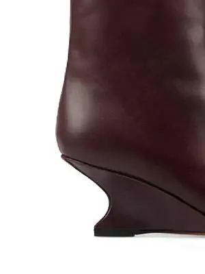 Paris Texas Nina Pointed Toe Boots - Red