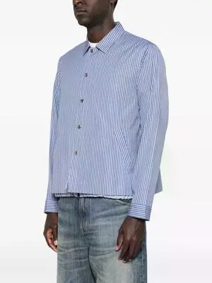 Sacai Striped Long Sleeve Overshirt