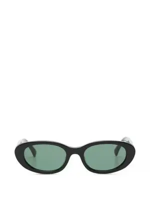Patrizia Pepe Oval-frame Sunglasses - Black