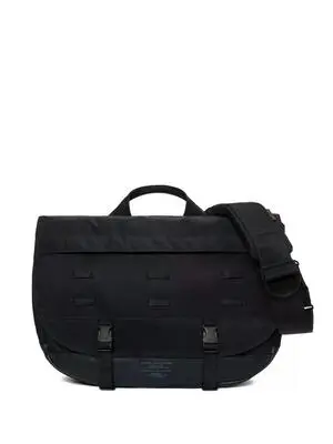 PORTER-YOSHIDA & CO Buckle Strap Messenger Bag - Black