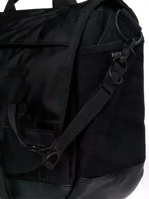 PORTER-YOSHIDA & CO Buckle Strap Messenger Bag - Black