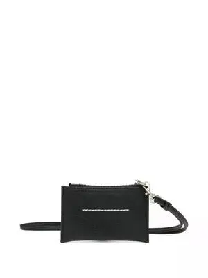 MAISON MARGIELA Numbers-patch Coin Purse - Black