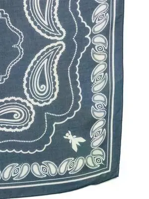 Patrizia Pepe Graphic-print Scarf - Blue
