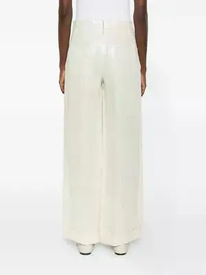Brunello Cucinelli Linen Trousers - Neutrals