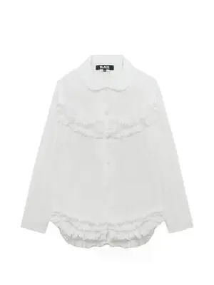 BLACK COMME DES GARÇONS Ruffled Collared Shirt