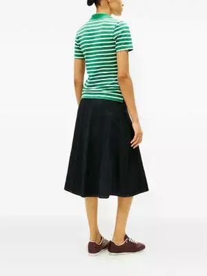 Tommy Hilfiger Striped Polo Top - Green