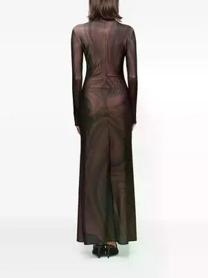 ATU BODY COUTURE Printed Maxi Dress