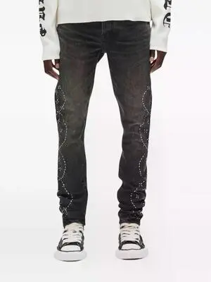 PURPLE BRAND Hotfix Skinny Jeans - Grey