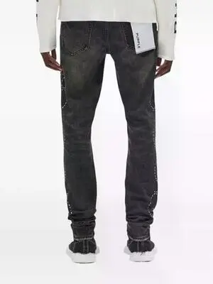 PURPLE BRAND Hotfix Skinny Jeans - Grey