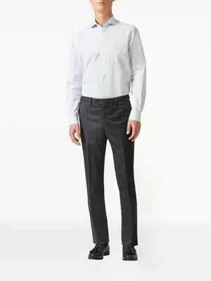 Pal Zileri Buttoned Straight Leg Trousers