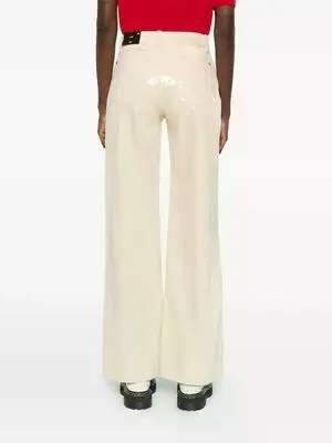 7 For All Mankind Lotta Wide Leg Jeans - Neutrals