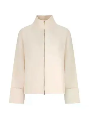 Max Mara Plava Zip-up Cardigan - Neutrals