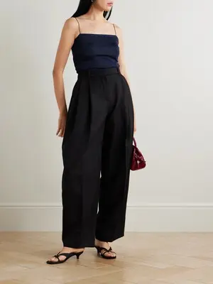 Jacquemus Plumetis Knitted Camisole - Blue