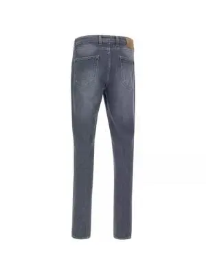 BRIGLIA 1949 Five-pocket Logo-patch Jeans