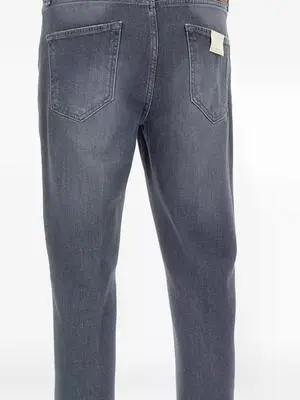 BRIGLIA 1949 Five-pocket Logo-patch Jeans